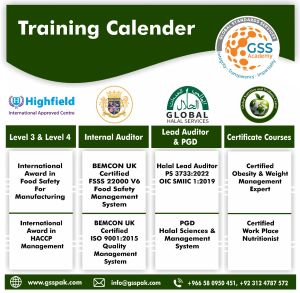 Training Calendar — GSS